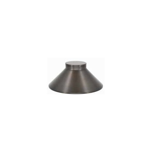 Lumien - Path Lights - Flat Dome Hat - Solid Brass - LAB-040